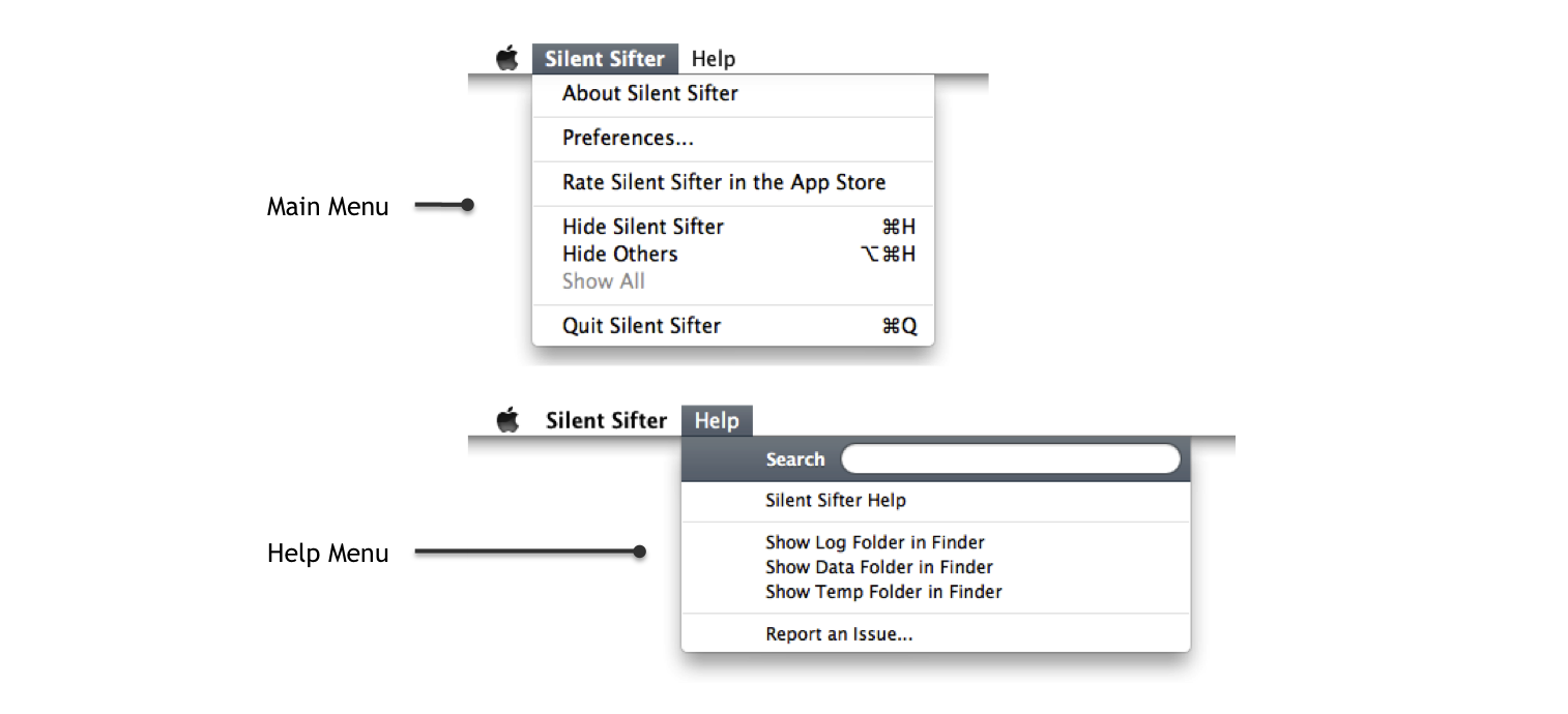 Using the Main Menu – Vector 15